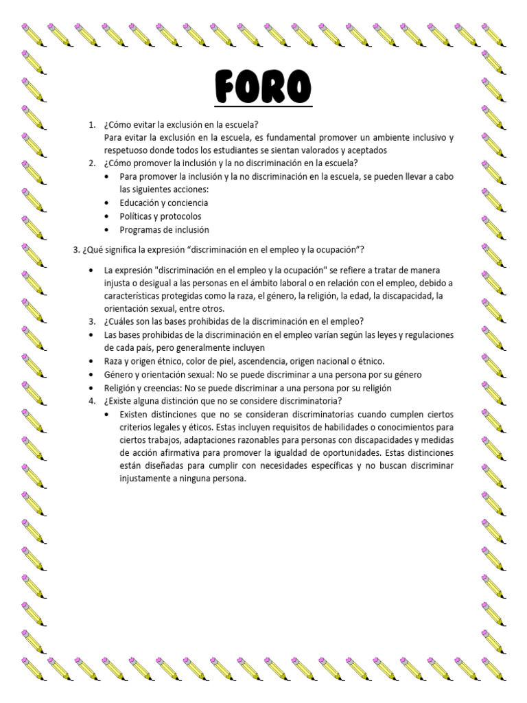 Foro | PDF