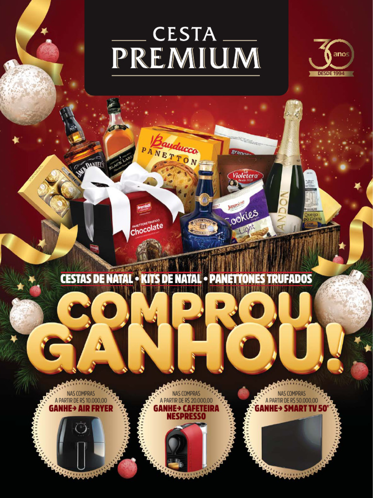 Cesta Premium Catalogo de Natal 2024 Whatsapp | PDF