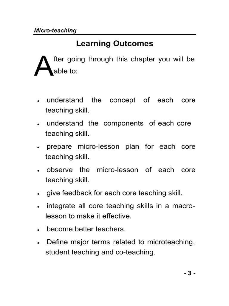 Microteaching الترم الثانى Pro) | PDF