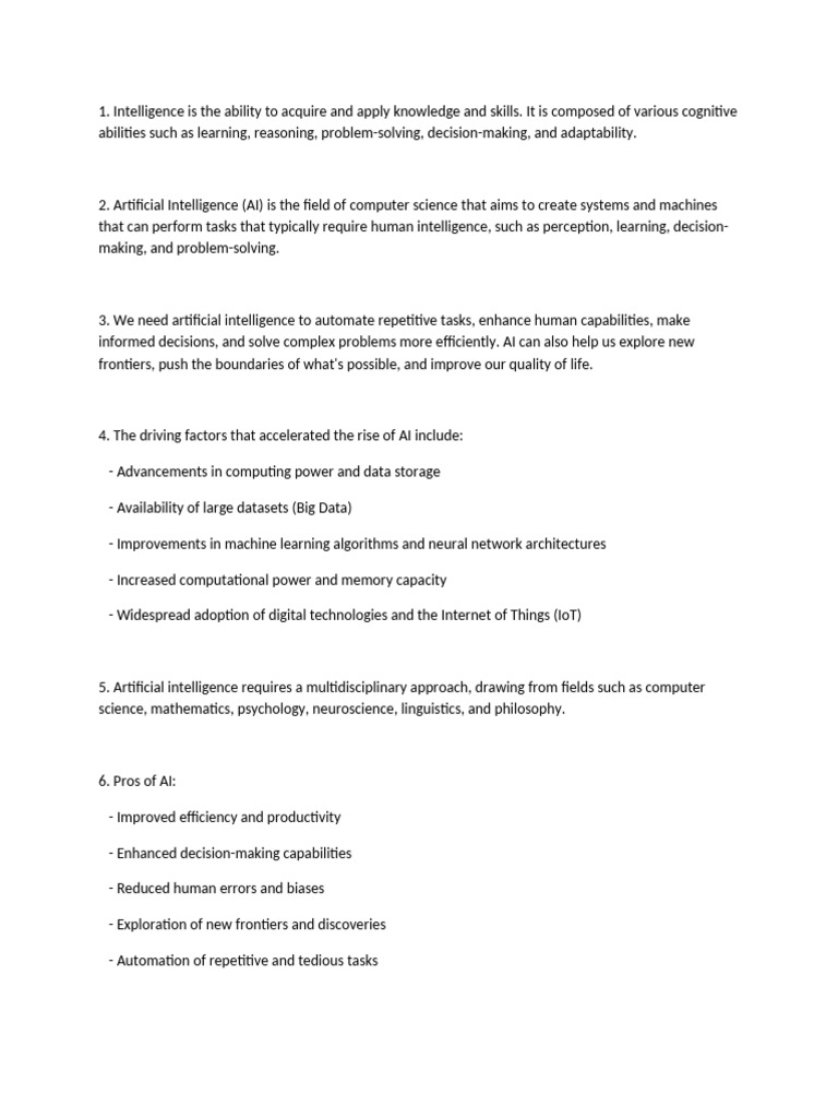 Intelligence Pdf