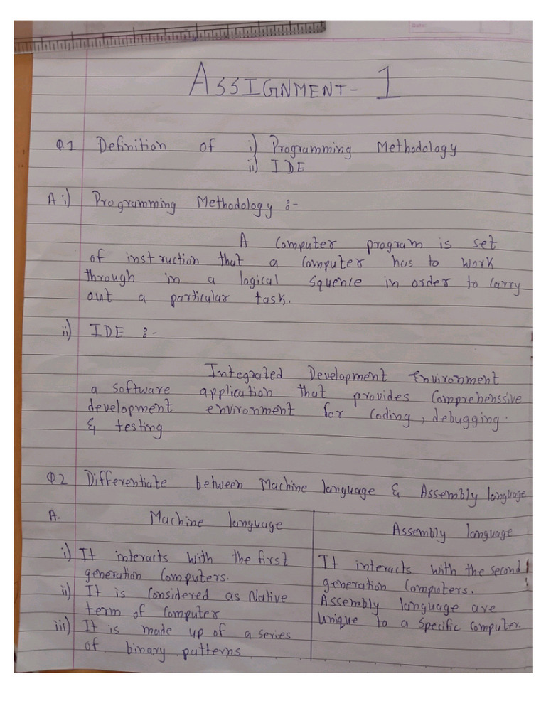 SPM Assignment-1 | PDF