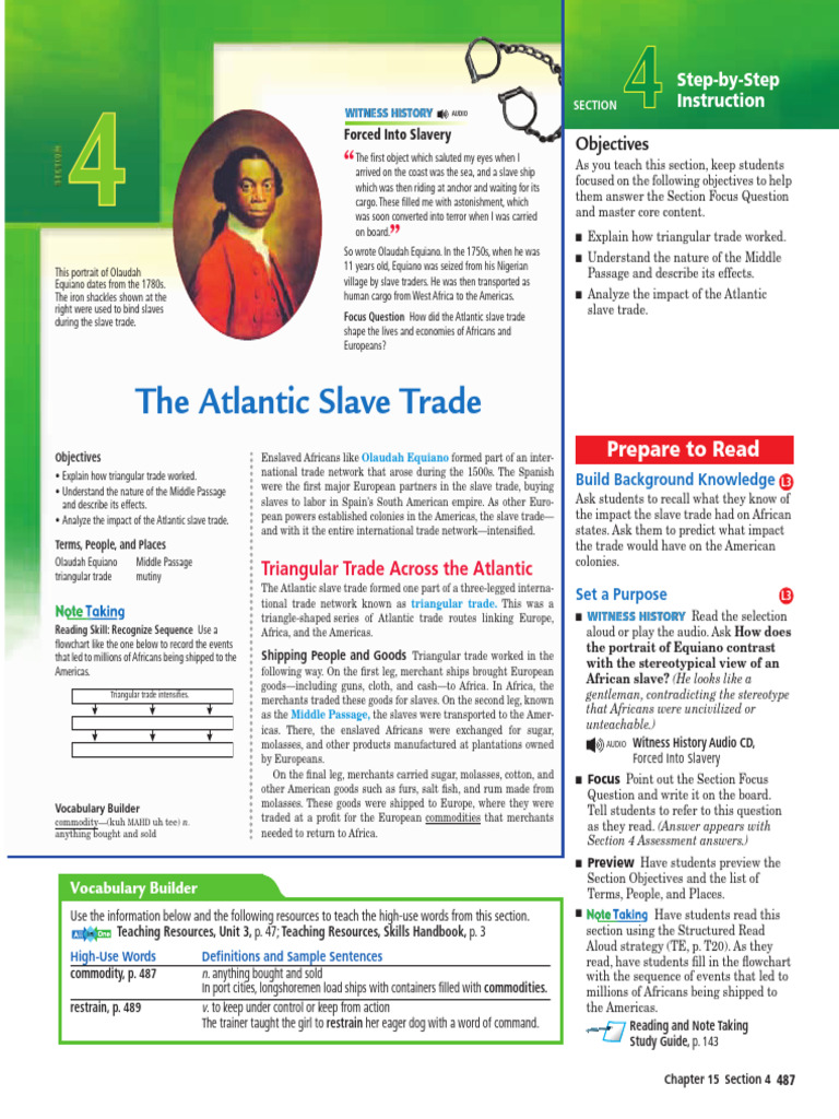 4 The Atlantic Slave Trade | PDF