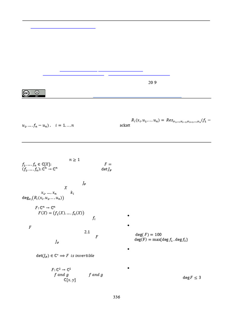 Attacking Jacobian Problem Using Resultant Theory: Alaa Jony Shawki Al-Rashed | PDF
