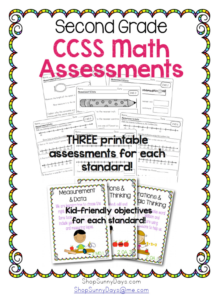 CCSS Math Assessments: Second Grade | PDF
