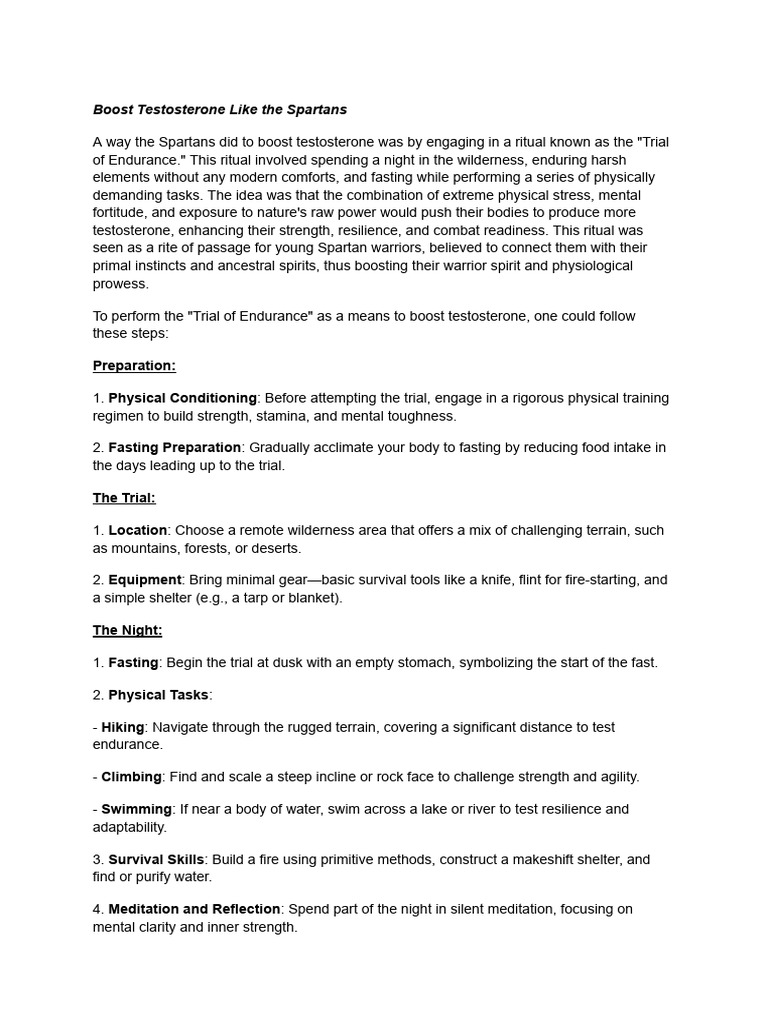 Free Spartan Method | PDF