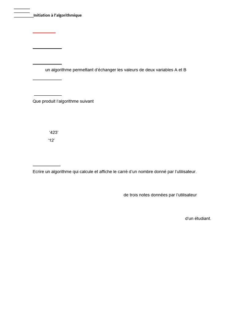 TP N°1 Ecriture des programmes simples en C++ | PDF