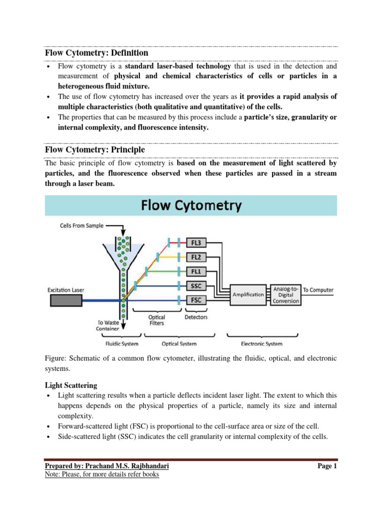 Flowcytometry 210527150858 | PDF | Flow Cytometry | Science & Mathematics