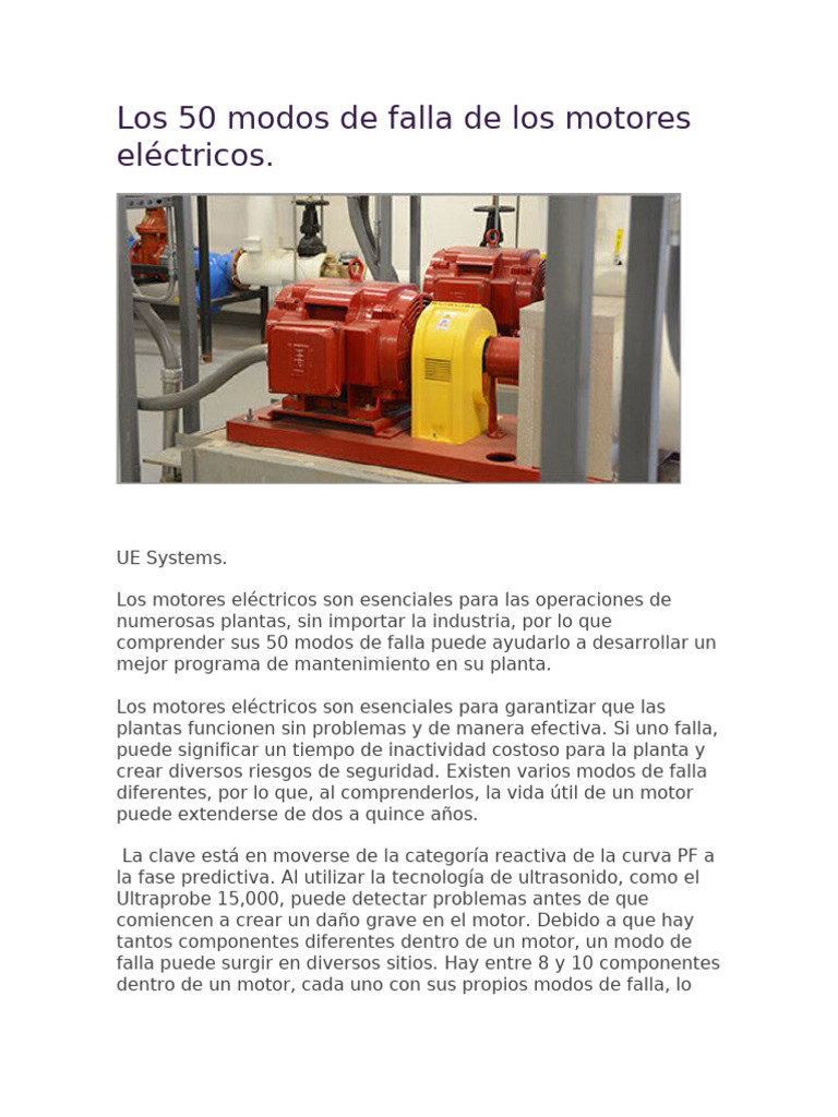 50 Fallas en Motores | PDF