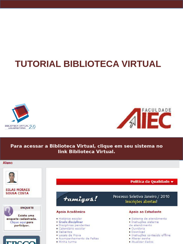 Manual Biblioteca Virtual | PDF