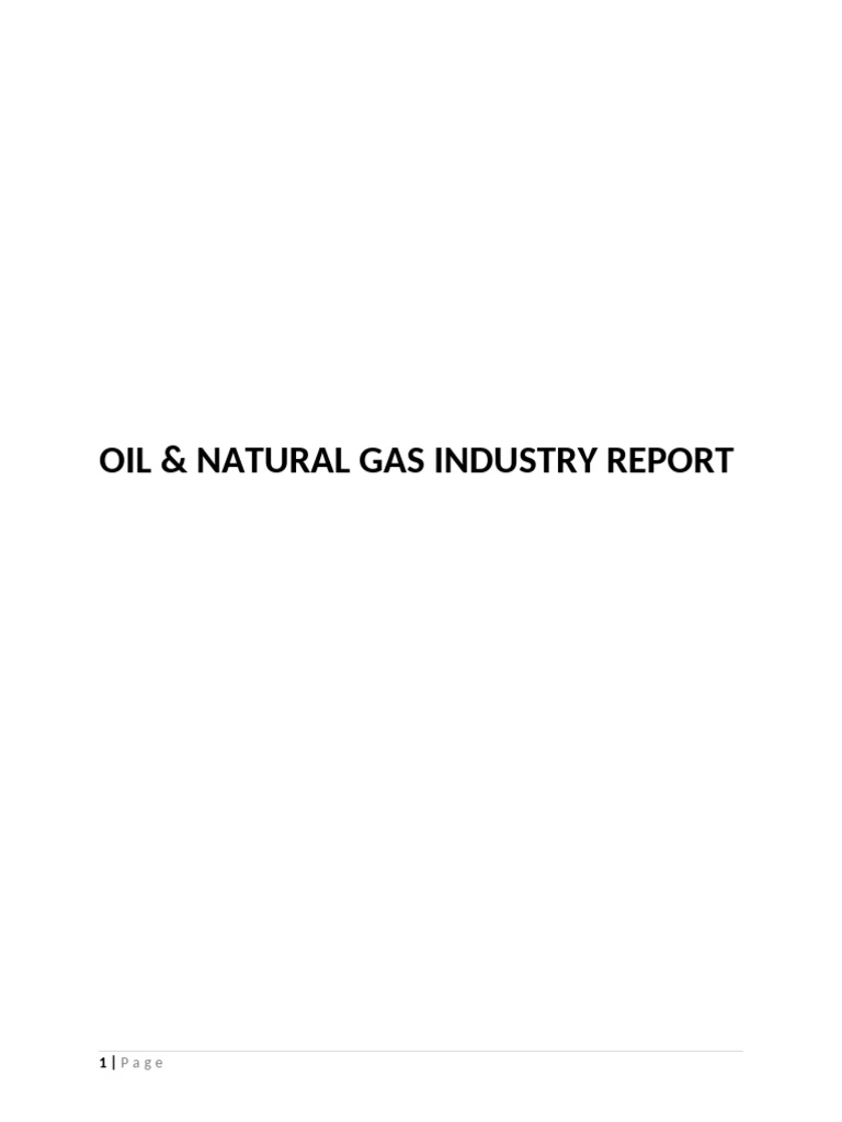 Future prospectus of oil & natural gas industry 1.1 | PDF Future prospectus of oil & natural gas industry 1.1 | PDF