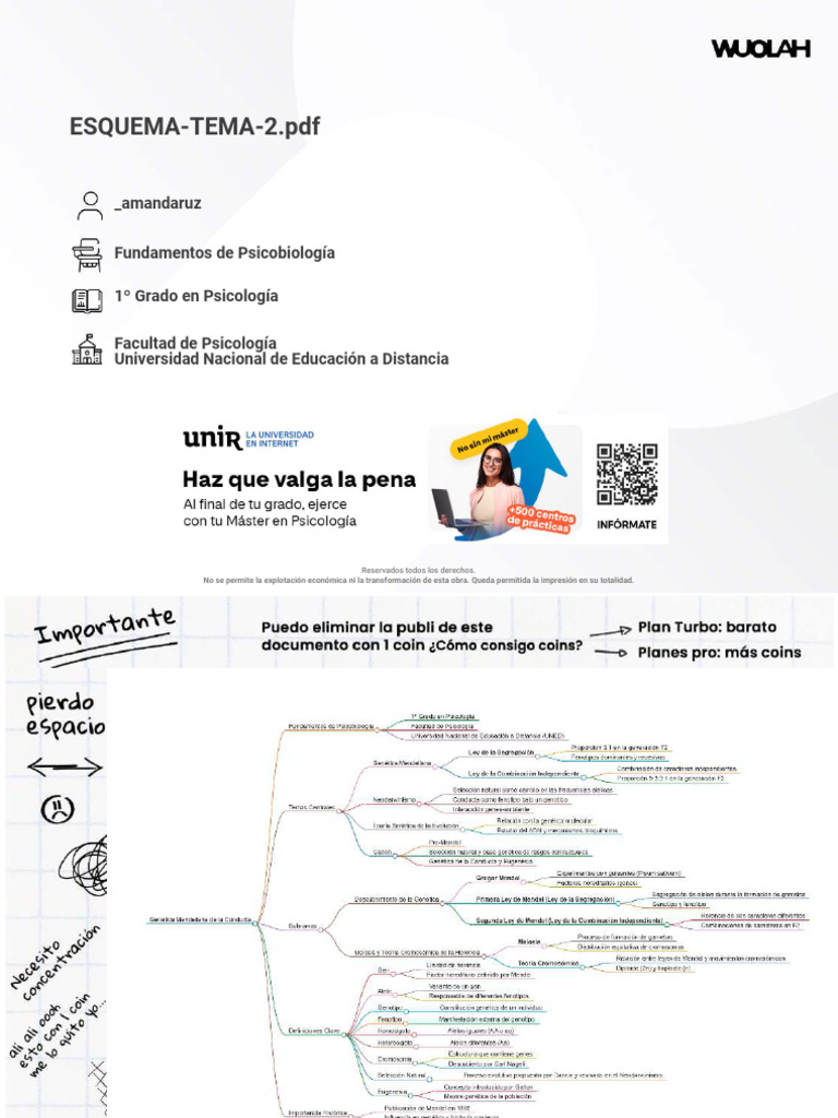Esquema Tema 2 Bio | PDF