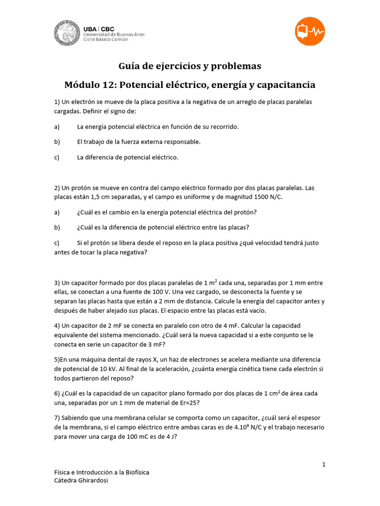 Módulo 12. Ejercicios 2 Cuat 2024 | PDF