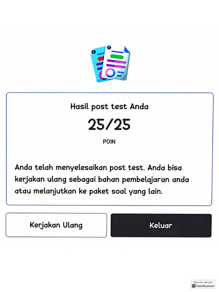 Modul 3 (Post test 1,2 & 3) | PDF