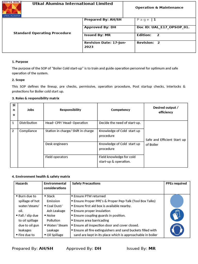 Updated E17 Opsop 01 | PDF