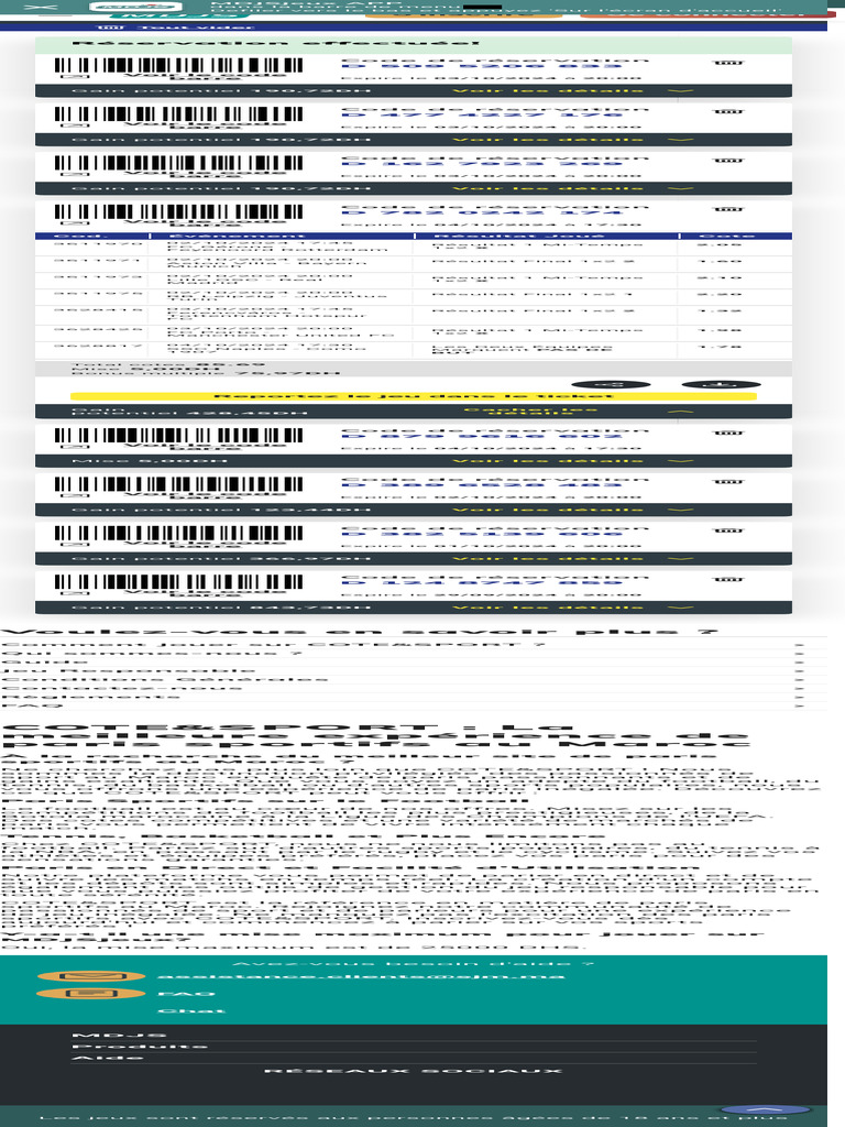 Programme Cote & Sport 2024 | PDF | Association Football Records And ...
