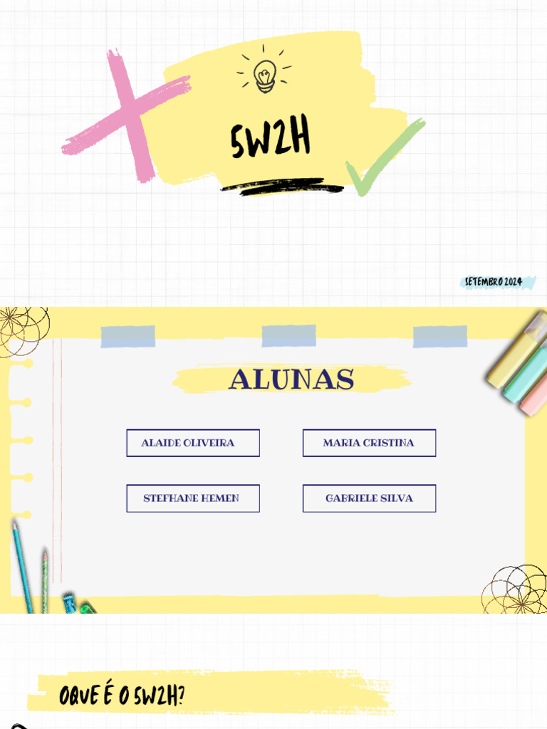 Apresentaçãooo da ferramenta 5w2H | PDF