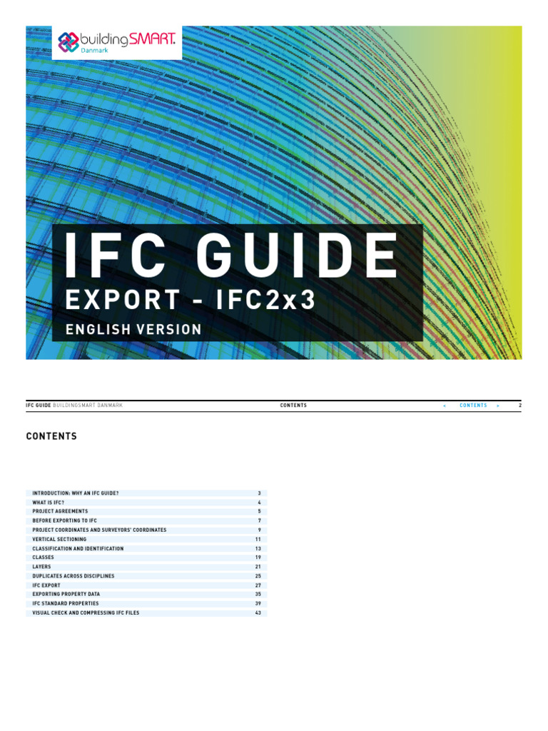 IFC-Guide Export EN 20200928 2 | PDF