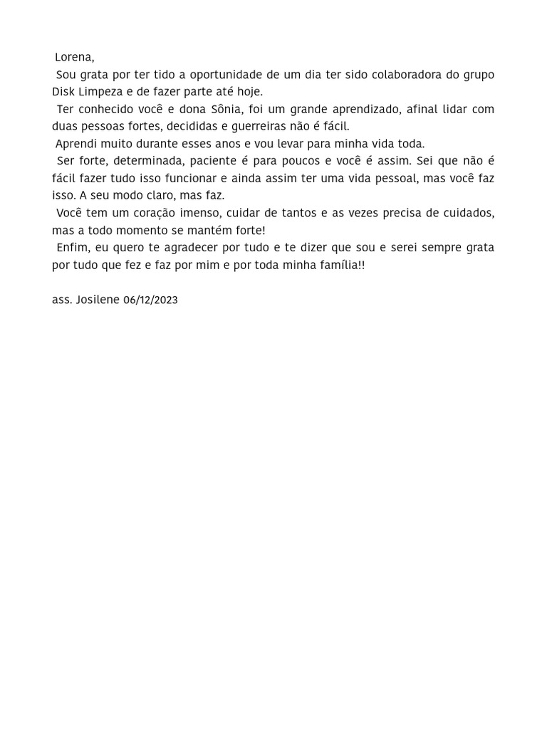 Carta 1 | PDF