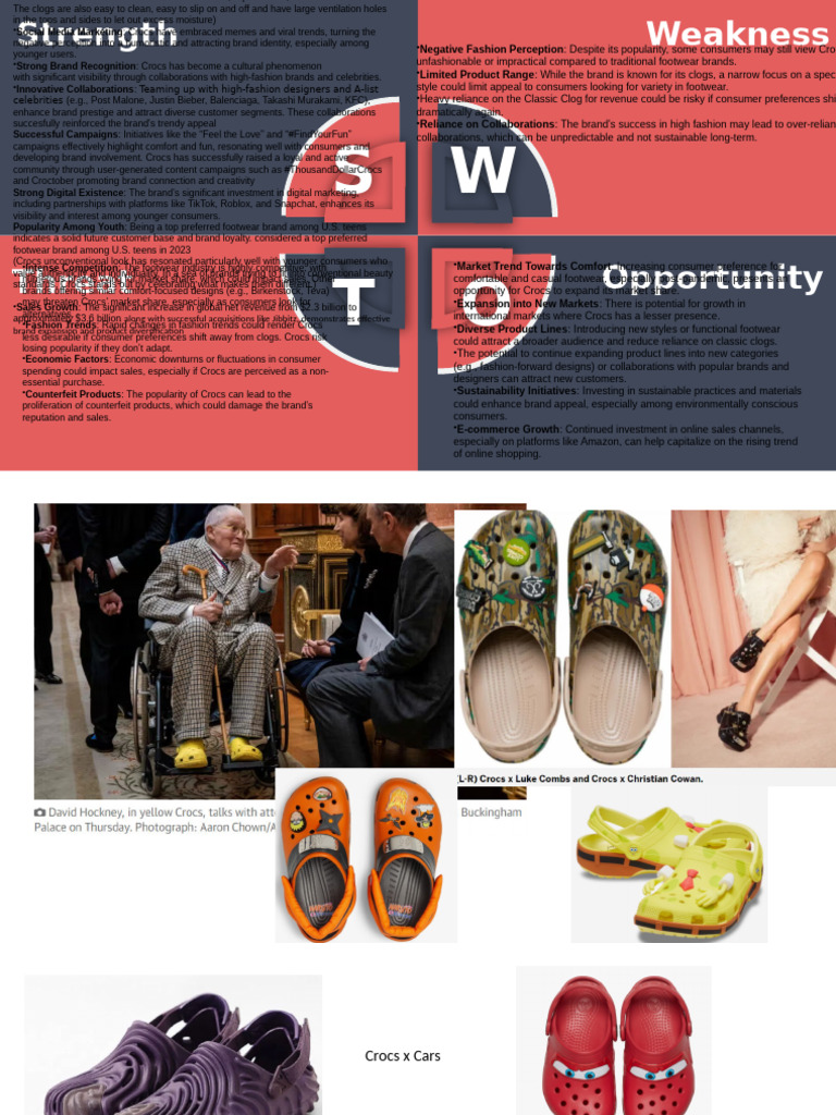 SWOT Analysis Crocs | PDF