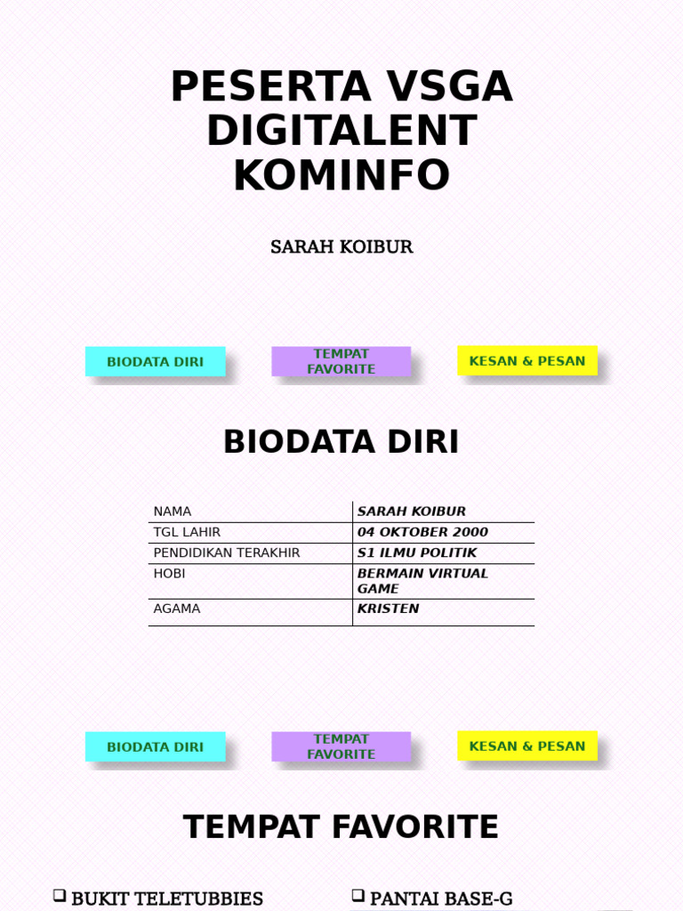Peserta Vsga Digitalent Kominfo | PDF