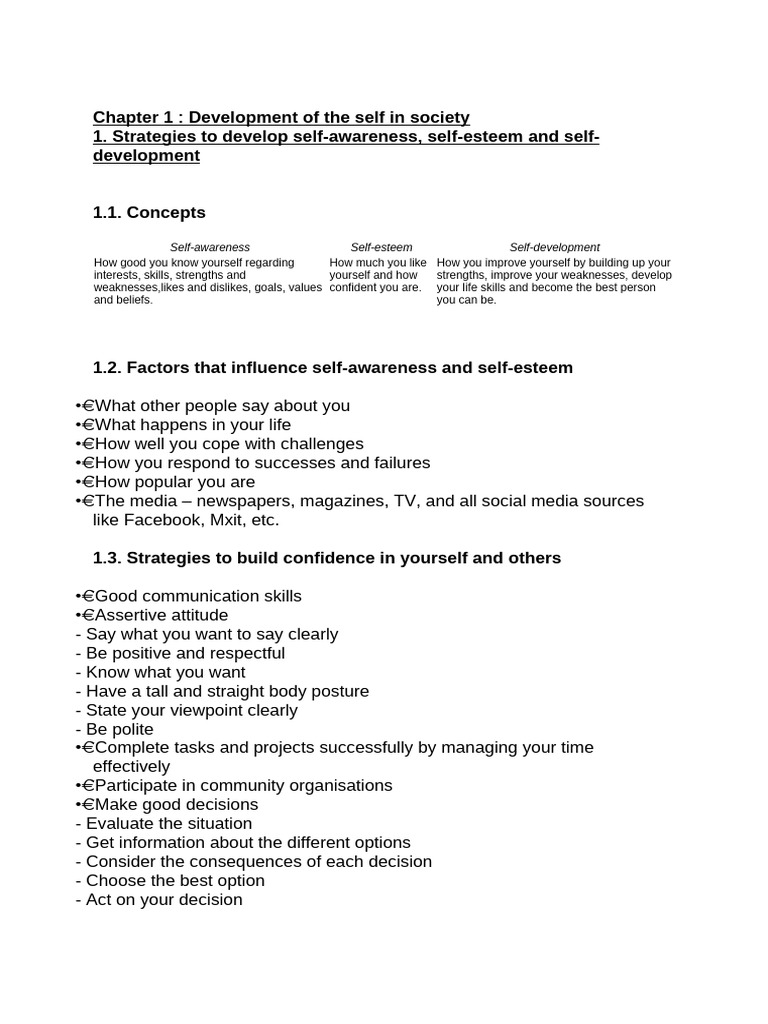 Life Orientation Class Notes Grade 10 | PDF