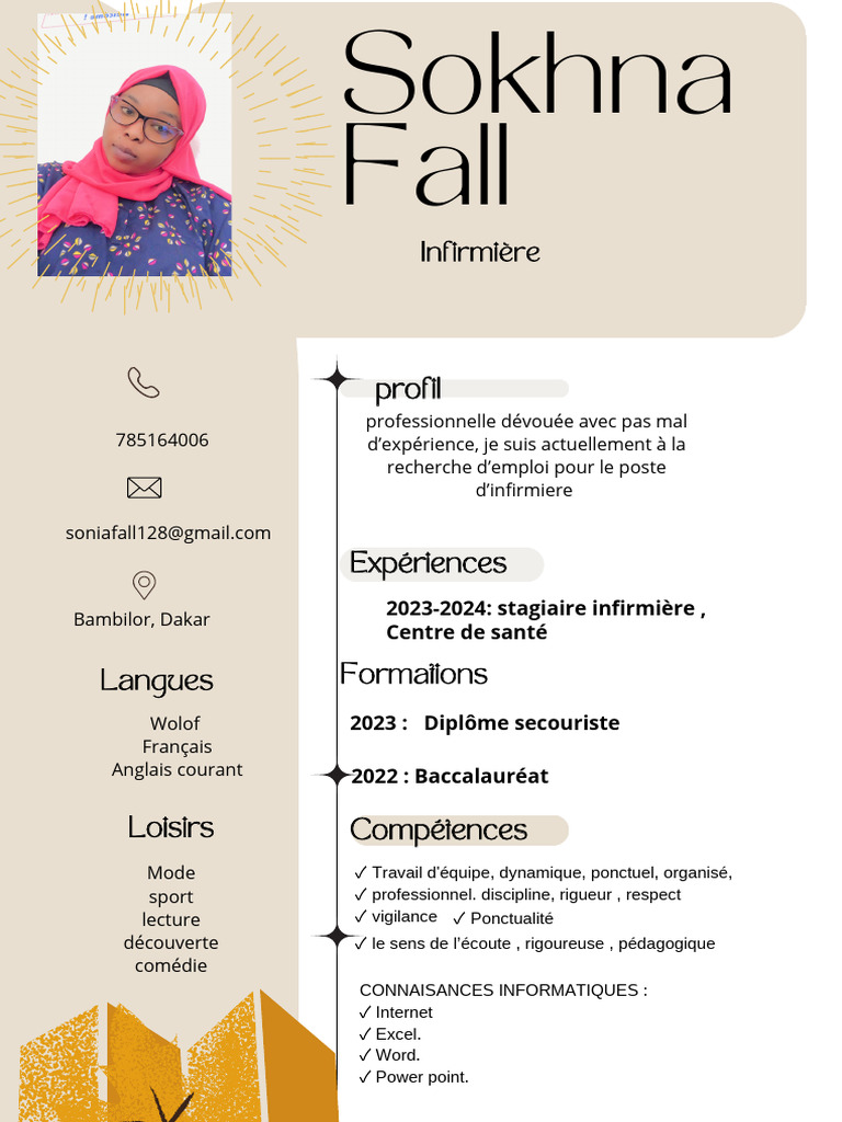 Cv de Sokhna Fall | PDF