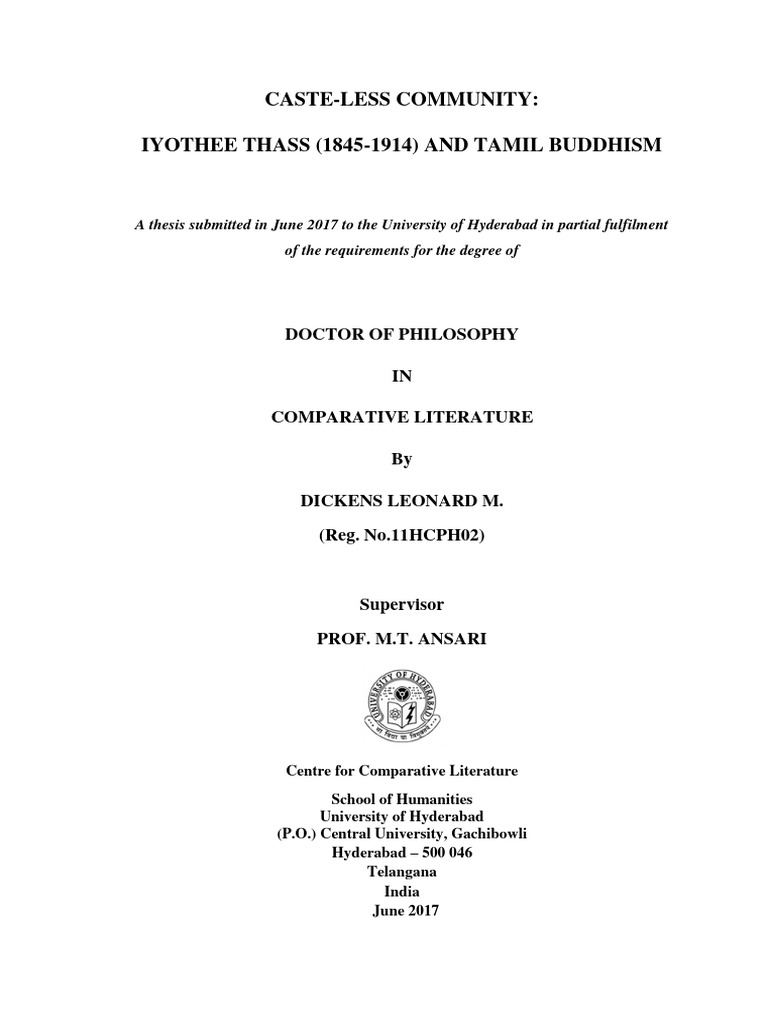 Caste_less_Community_Iyothee_Thass_1845 | PDF