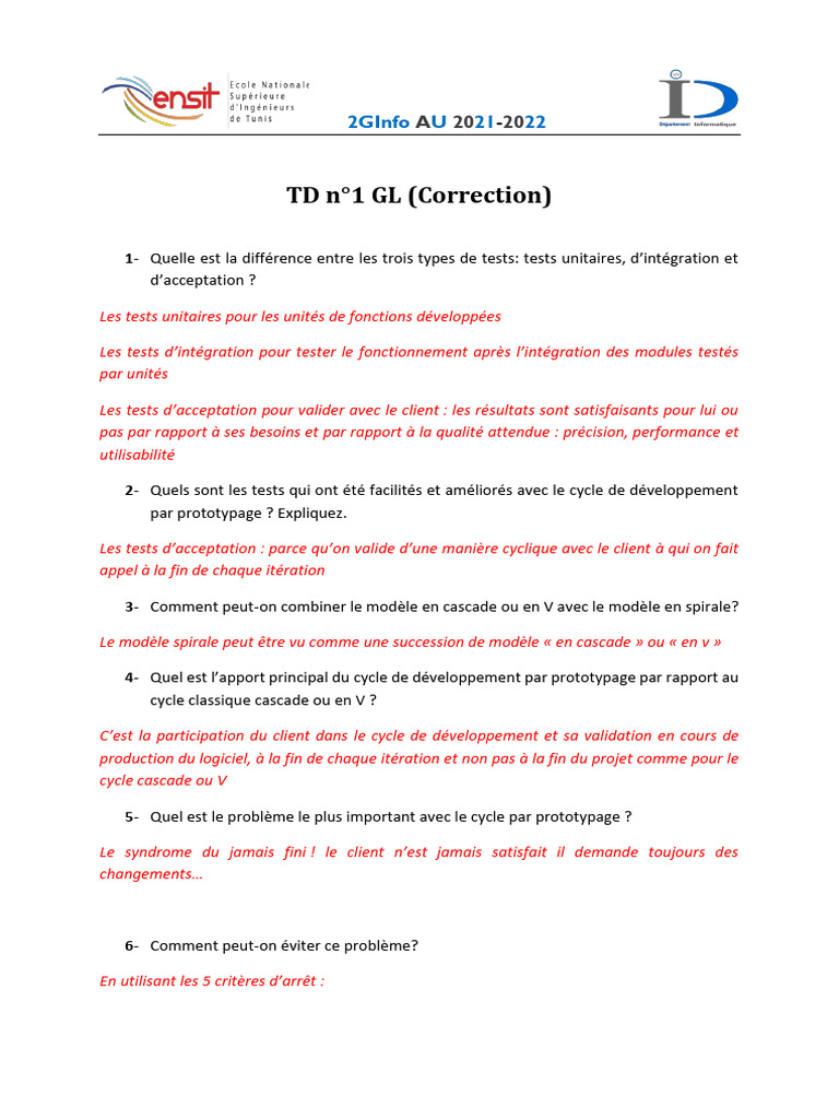TD1 GL | PDF
