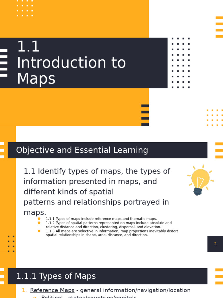1.1 Introduction To Maps | PDF
