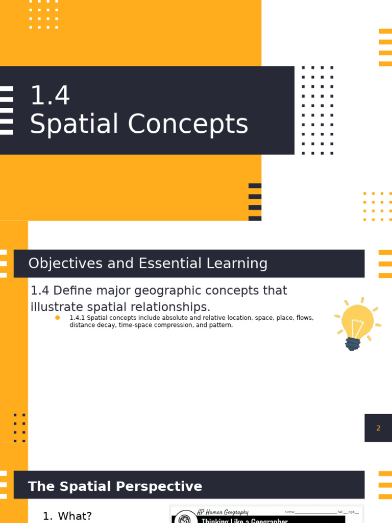 1.4 Spatial Concepts | PDF