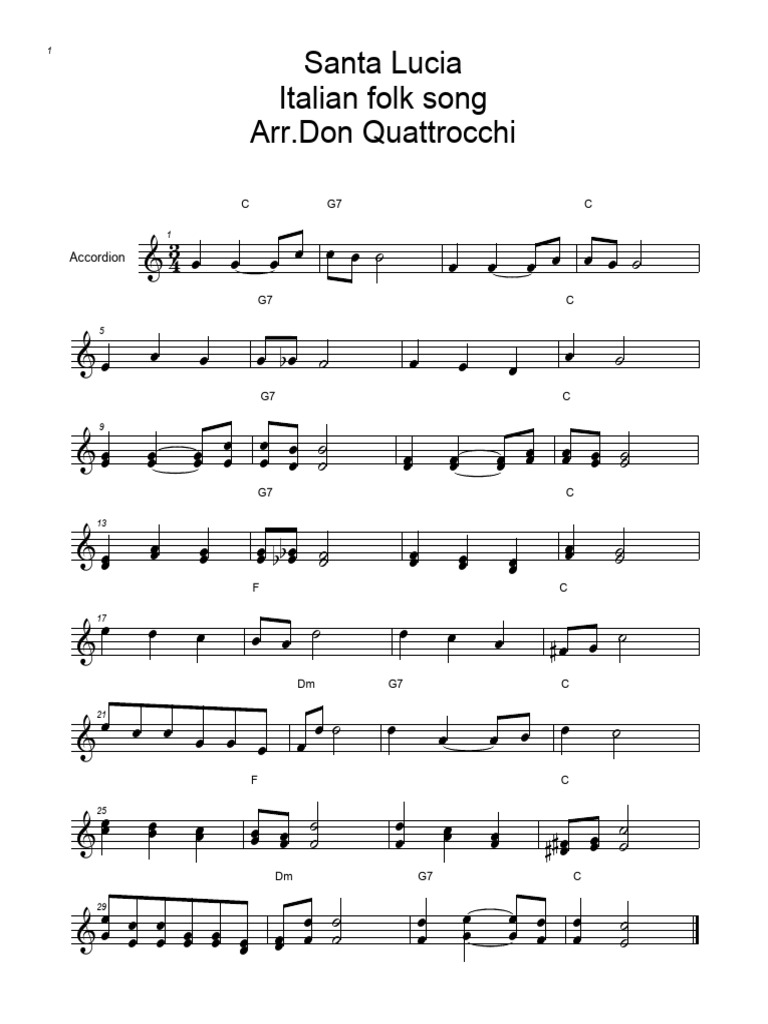 Santa Lucia | PDF