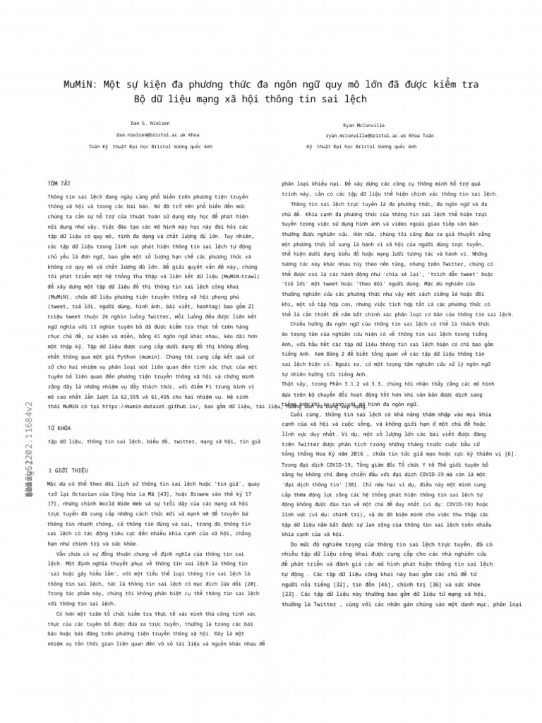 MuMin - Bài Báo Nghiên C U | PDF