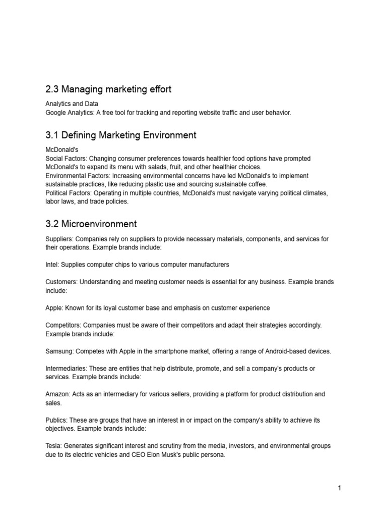 Example MKT | PDF