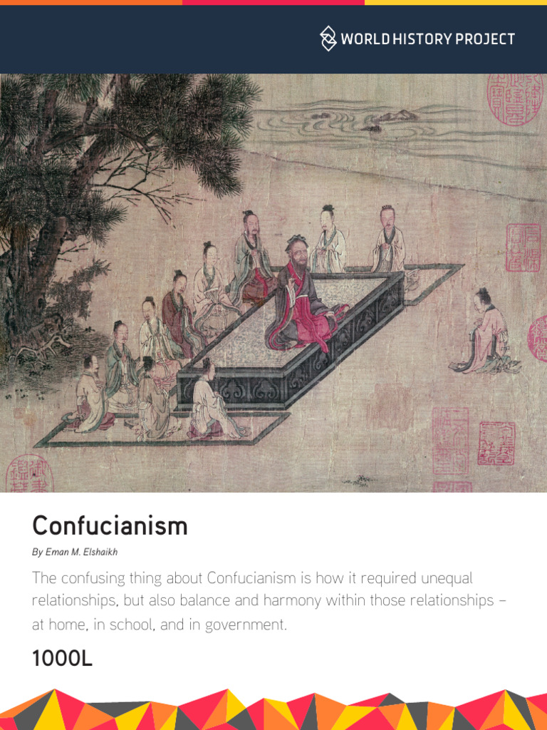 WHP-AP 0-2-2a Read - Confucianism - 1000L | PDF