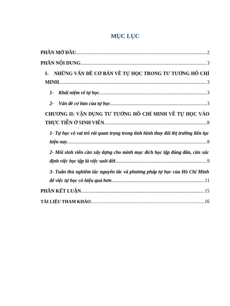 Tieu Luan TT HCM | PDF