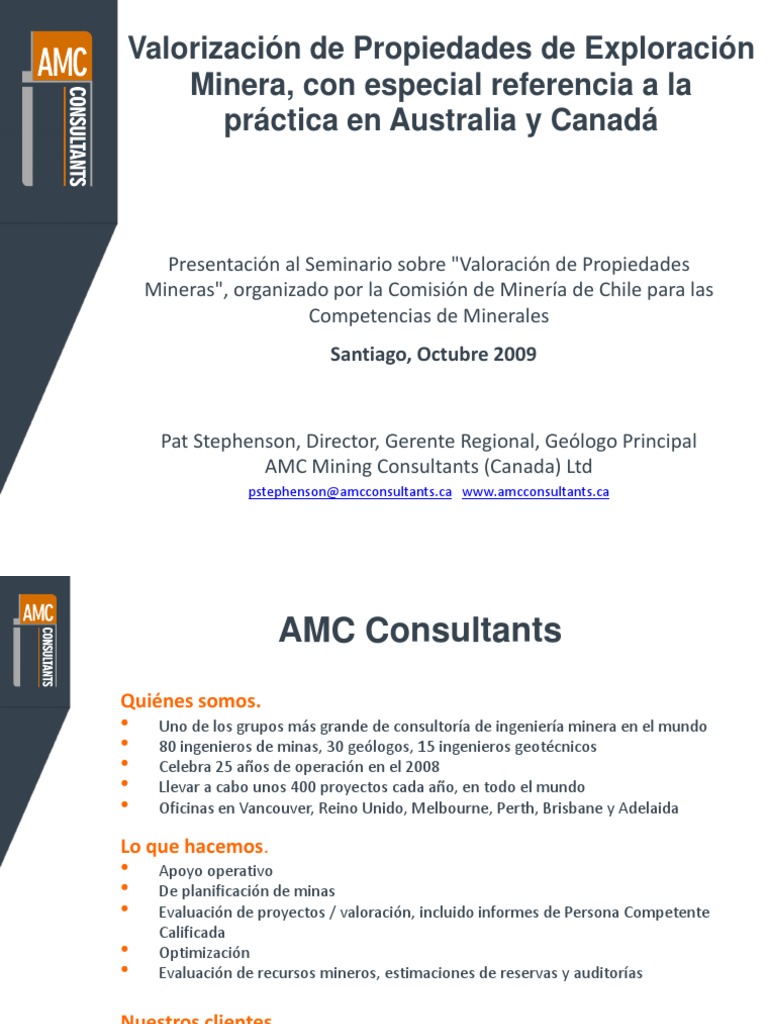 1 Valorizacin Des Mineras - Pat Stephenson | PDF | Negocios
