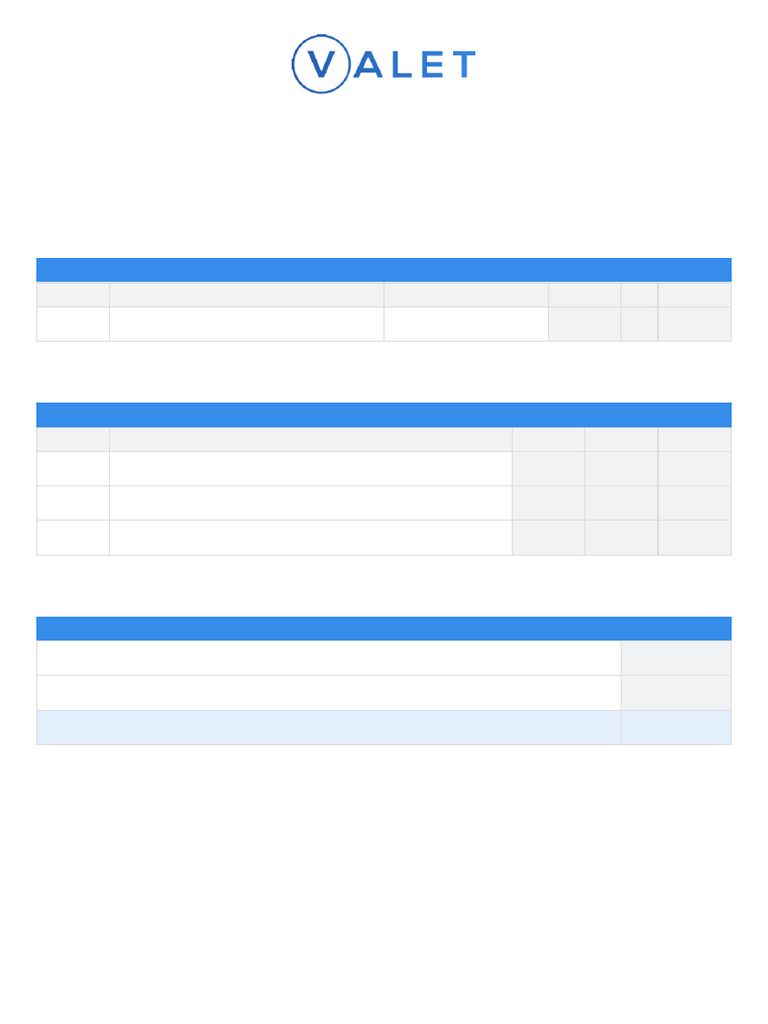 O-Valet Quotation 2238 ZzrQsCt4q | PDF | Indemnity | Http Cookie