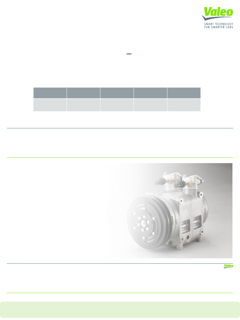 Compressor TM65 Valeo | PDF