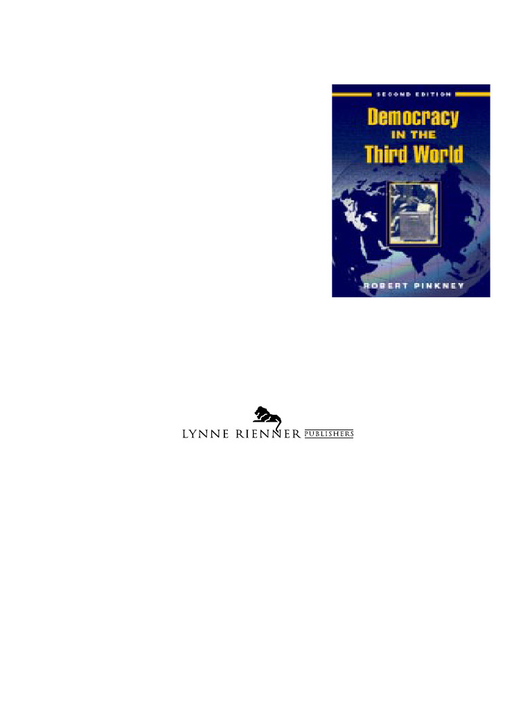 Democracy in The Third World: Robert Pinkney | PDF