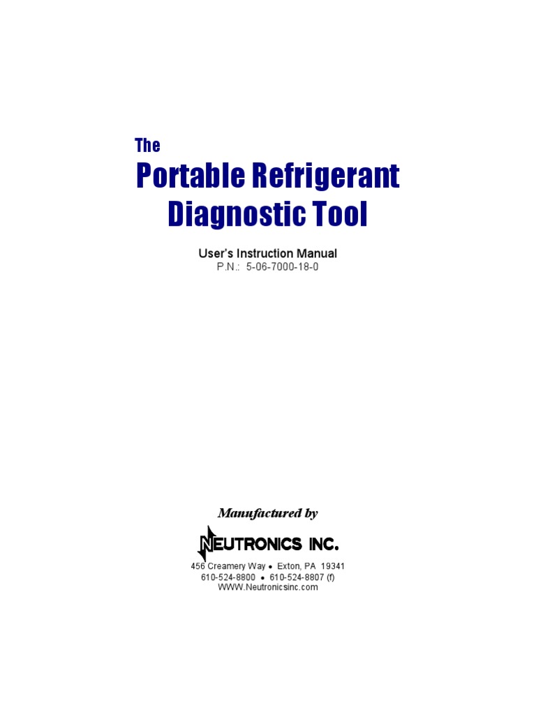 Neutronics Portable Identifier | PDF | Air Conditioning | Tort