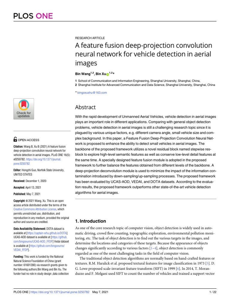 A Feature Fusion Deep-Projection Convolution Neura | PDF