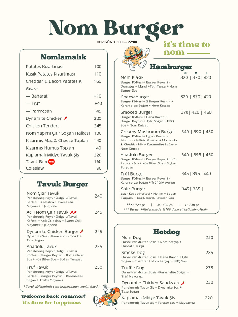 nom-menu | PDF