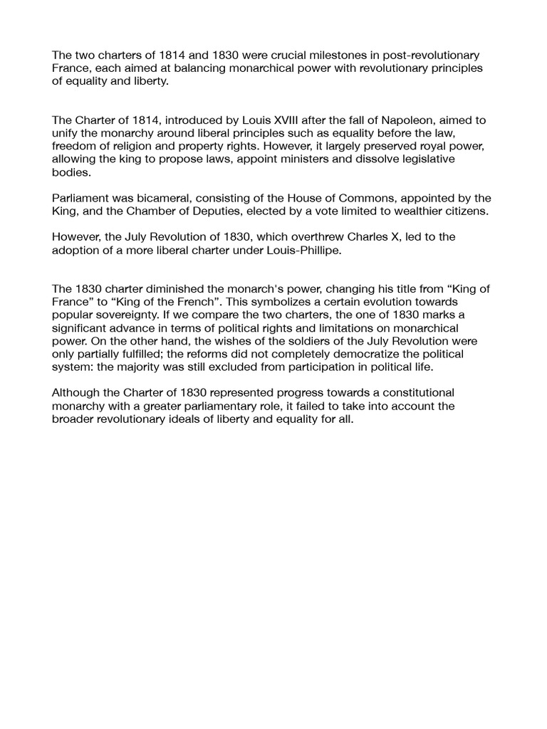 Charter Analysis | PDF