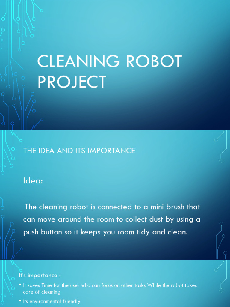 Cleaning Robot Project | PDF