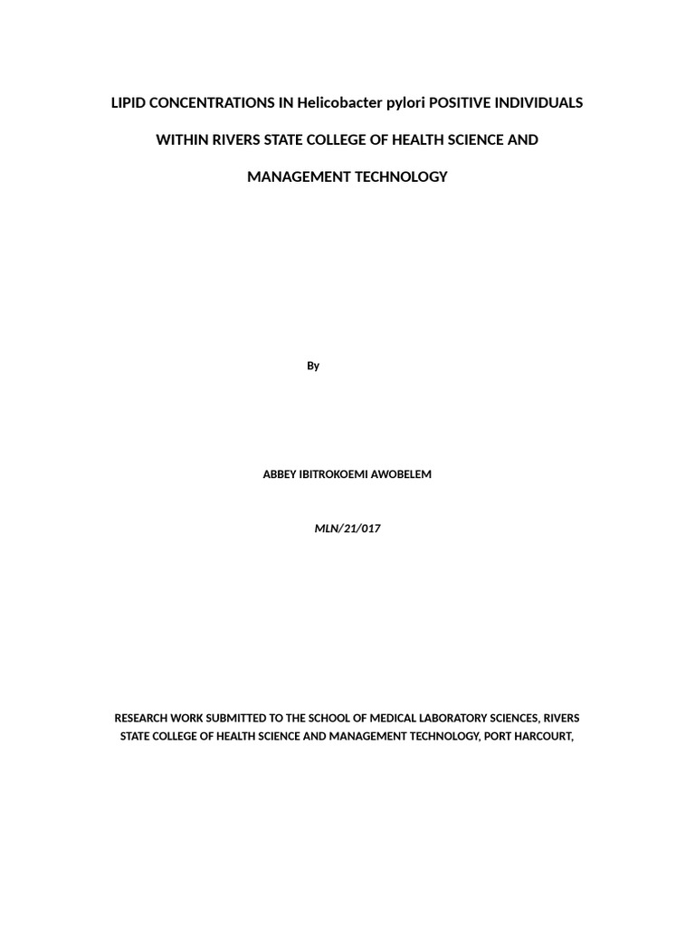 Lipid Concentration | PDF | Hypercholesterolemia | Cholesterol