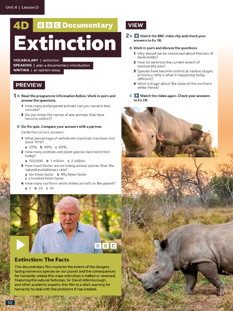 Documentary - Extinction | PDF