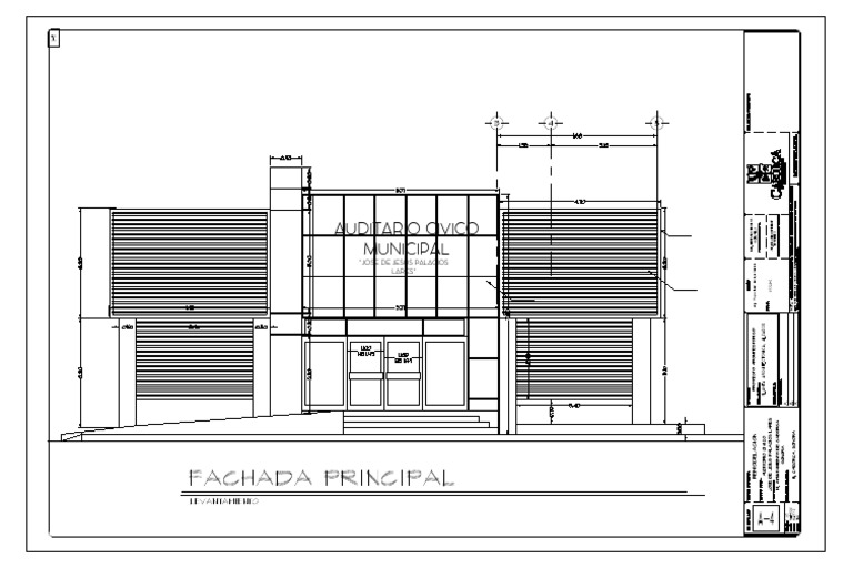Anexo 2 Planos Fachada | PDF