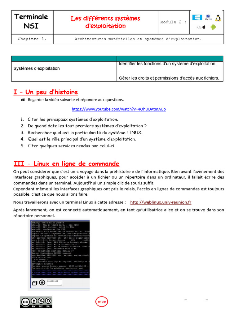 Terminale NSI: - Un Peu D'histoire | PDF