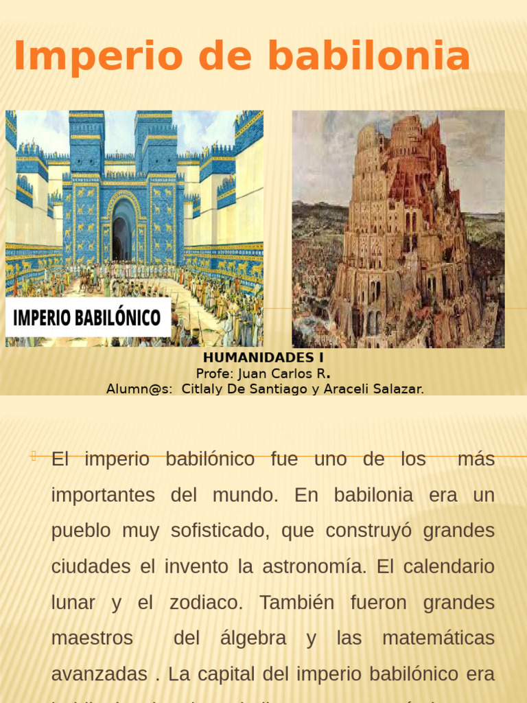 Imperio Babilonico | PDF