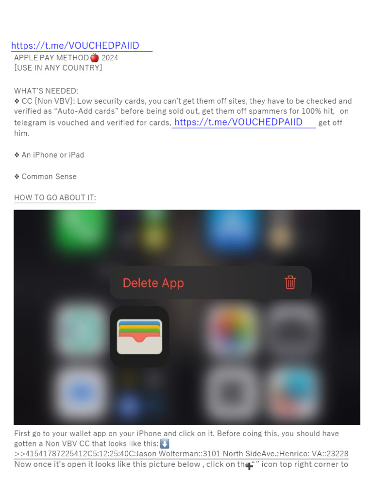 Auto Add Card Method 2024 | PDF